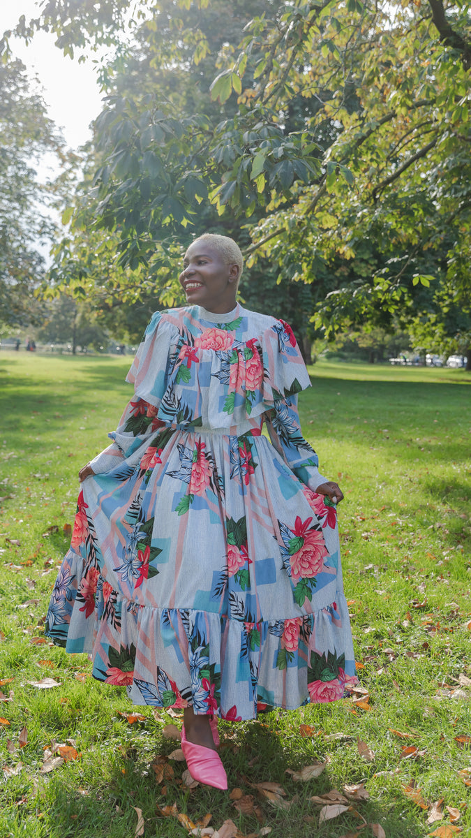 The Celeste Floral Dress – AmberMystery